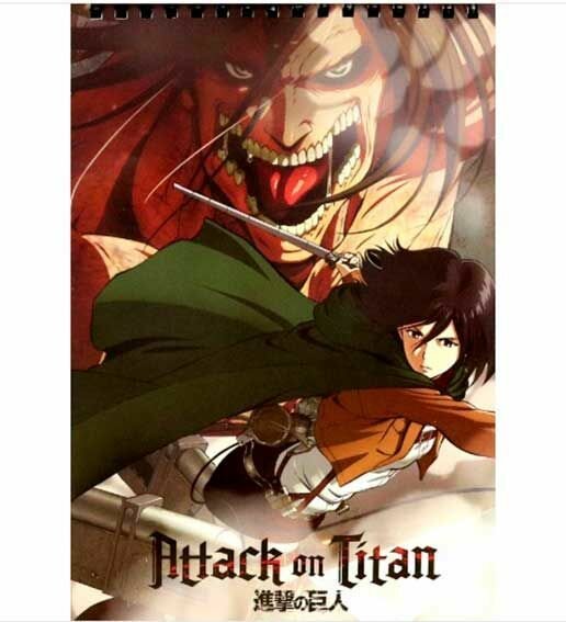 Блокнот для творчества Origami A5 Атака Титанов "Столкновение с титаном" cо стикерами (08539)