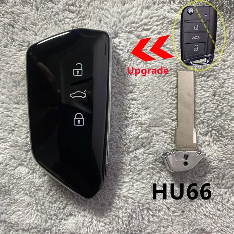 Корпус ключа VW Golf MK8 Polo Tiguan Skoda Octavia SEAT MQB HU66, for Skoda