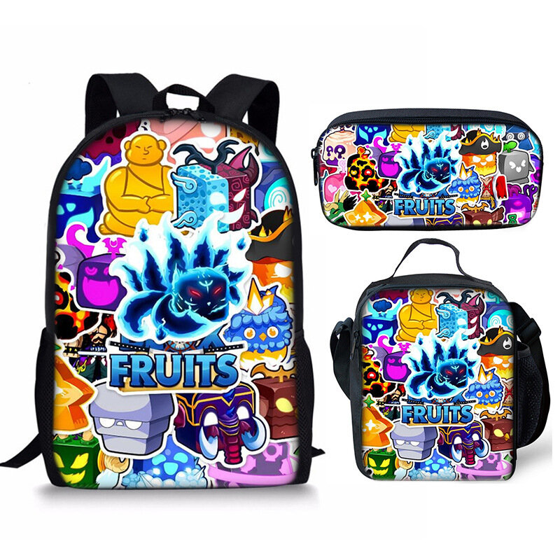 Рюкзак школьный + сумка через плечо + пенал-3 и 1 Сумка школьная мальчика для девочки подарок- Roblox