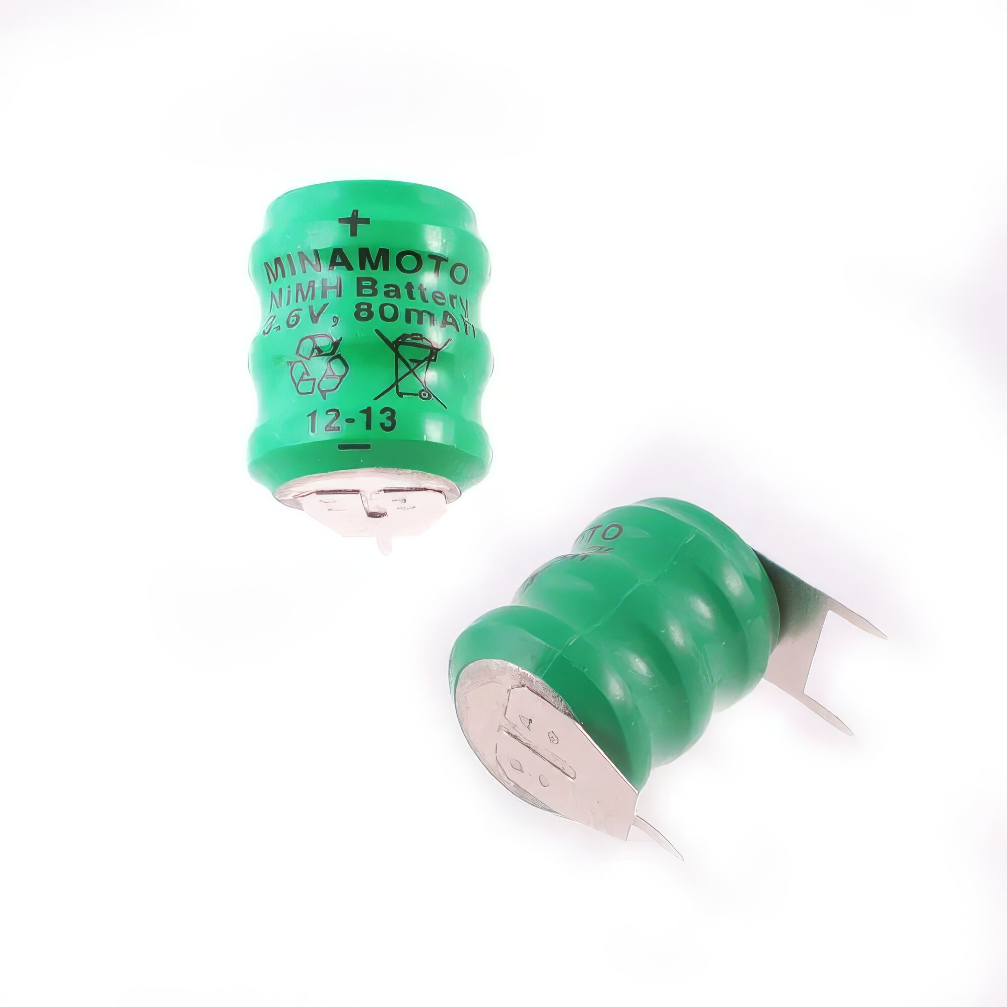 Аккумулятор MINAMOTO MВ- 80х3, NiMH, 3.6 В, 80 мАч, с контактами под пайку