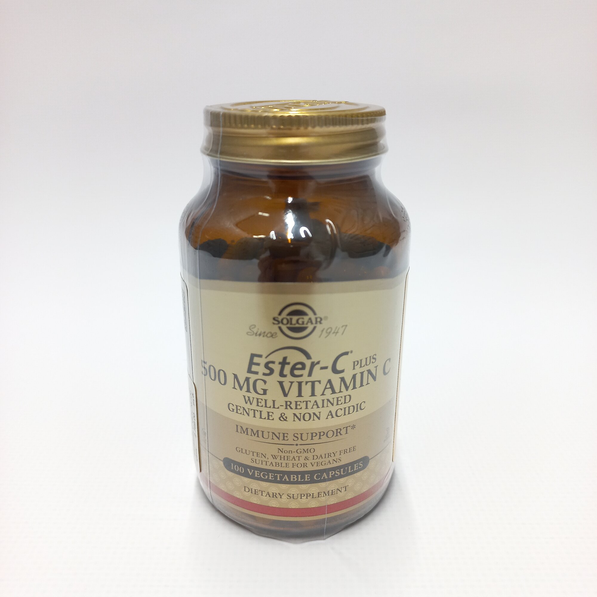 Solgar Ester-C Plus Vitamin C, ( Эстер-С ) вег. капс, 500 мг, 100 шт.