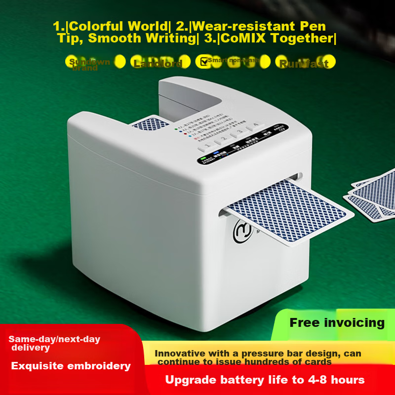 Miaoji Guandan Dedicated Card Shuffler And Dealer, Automatic Card Shuffler And Dealer All-In Machine, 8th Generation MJ8525