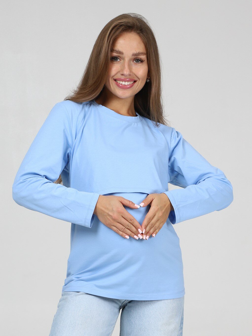 Лонгслив для кормящих мам