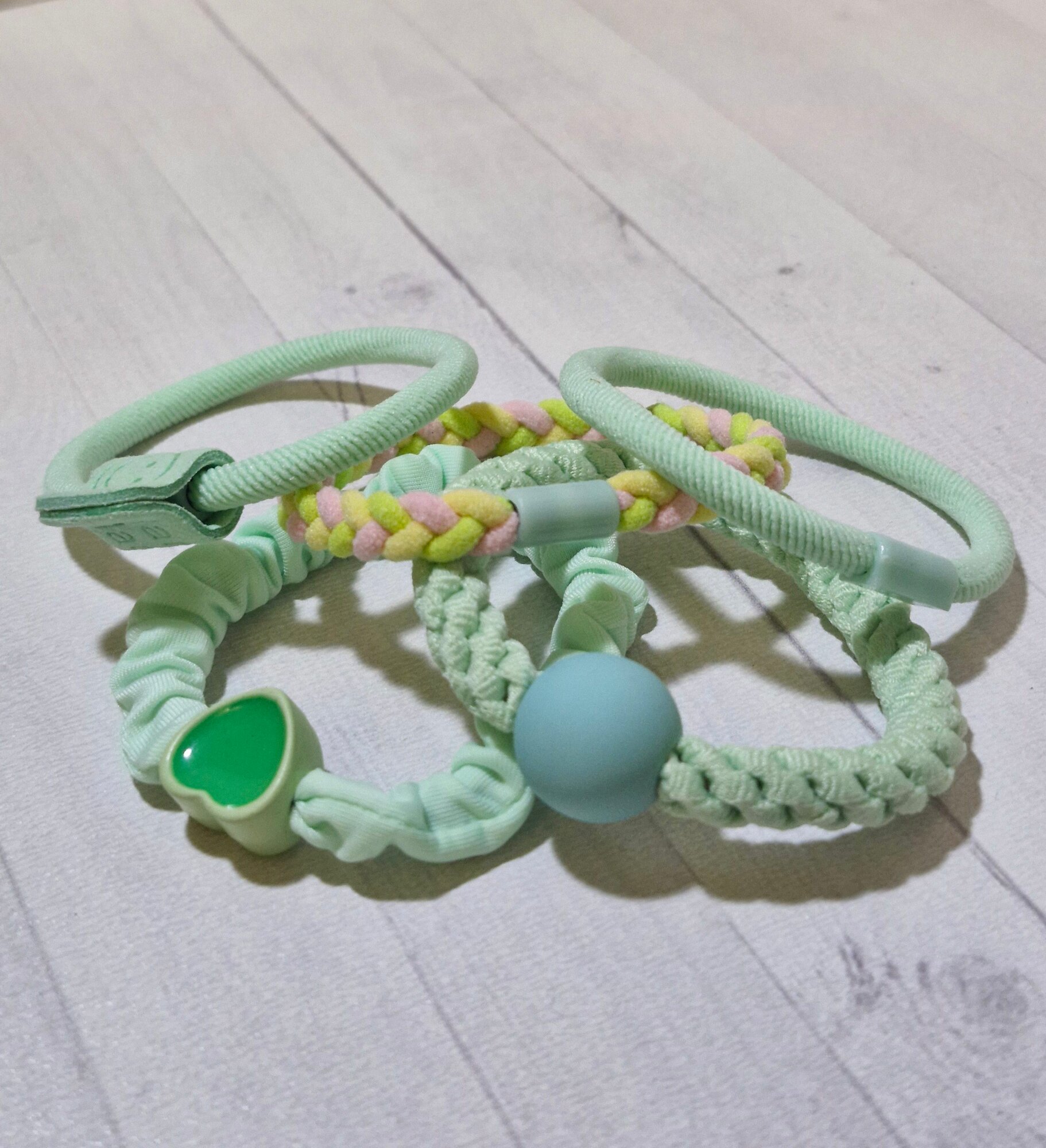 Набор резинок для волос для девочек, девушек и женщин, 5 штук, дизайнерские украшения для волос