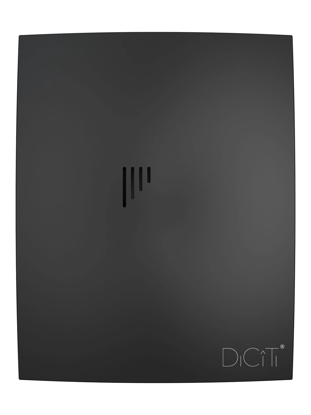 Вентилятор накладной ERA DiCiTi BREEZE 4C Matt black с обратным клапаном d98