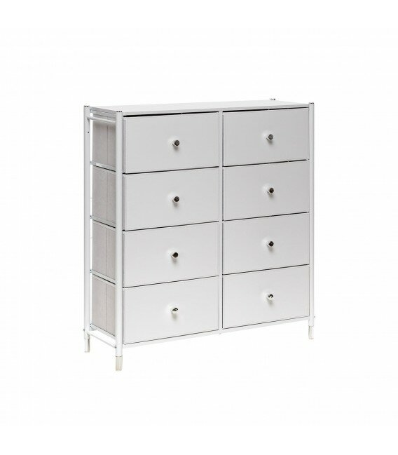 Комод Leset Хайди 8 ящиков, белый