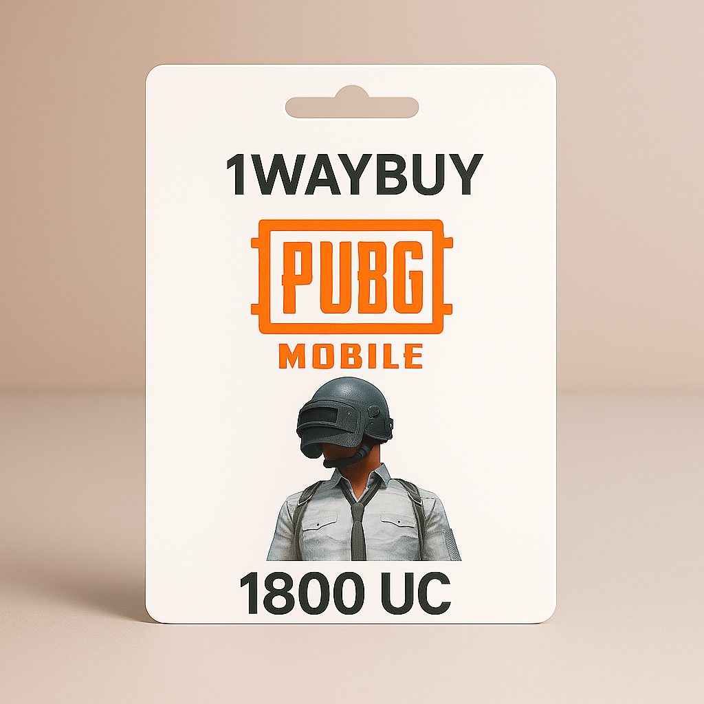 Подарочная карта PUBG Mobile 1800 UC, ВСЕ страны, Гифт код и пополнение счета онлайн Unknown Cash