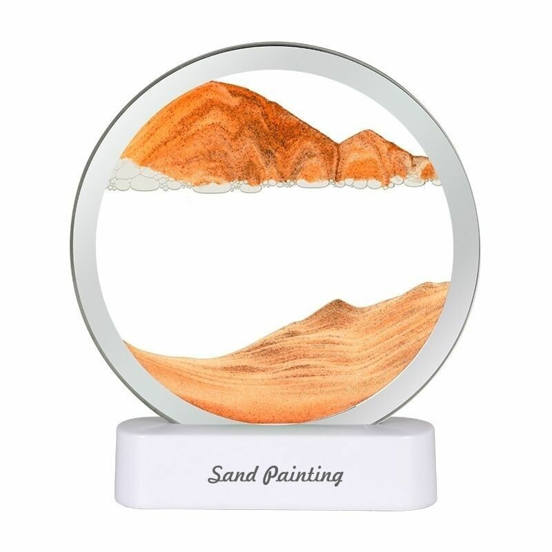 3D песочные часы для украшения интерьера "Песочная картина" с подсветкой,