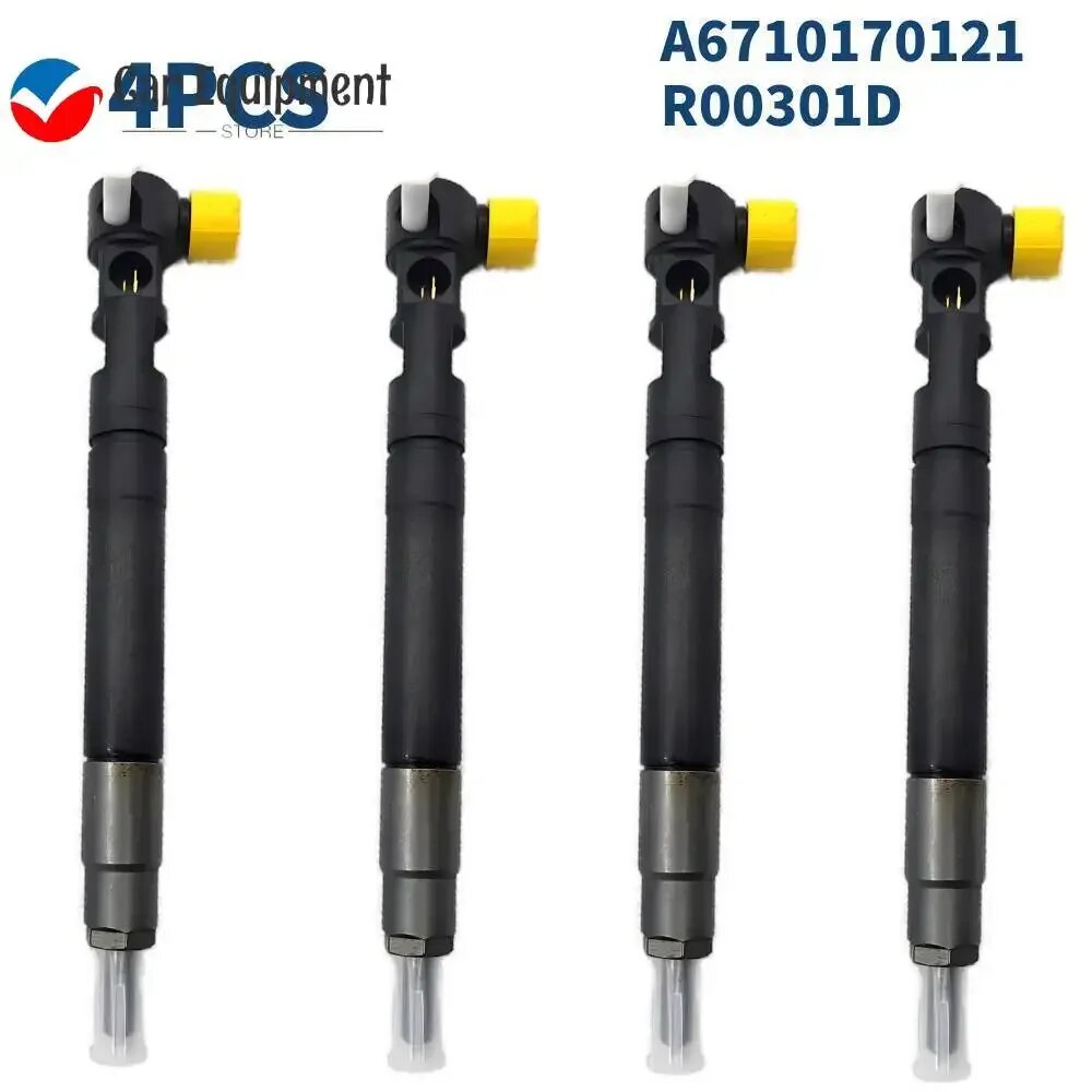 4 шт. дизельных топливных форсунок EMBR00301D A6710170121 для Delphi Ssangyong Actyon Rexton Korando 2.0 R00301D 6710170121