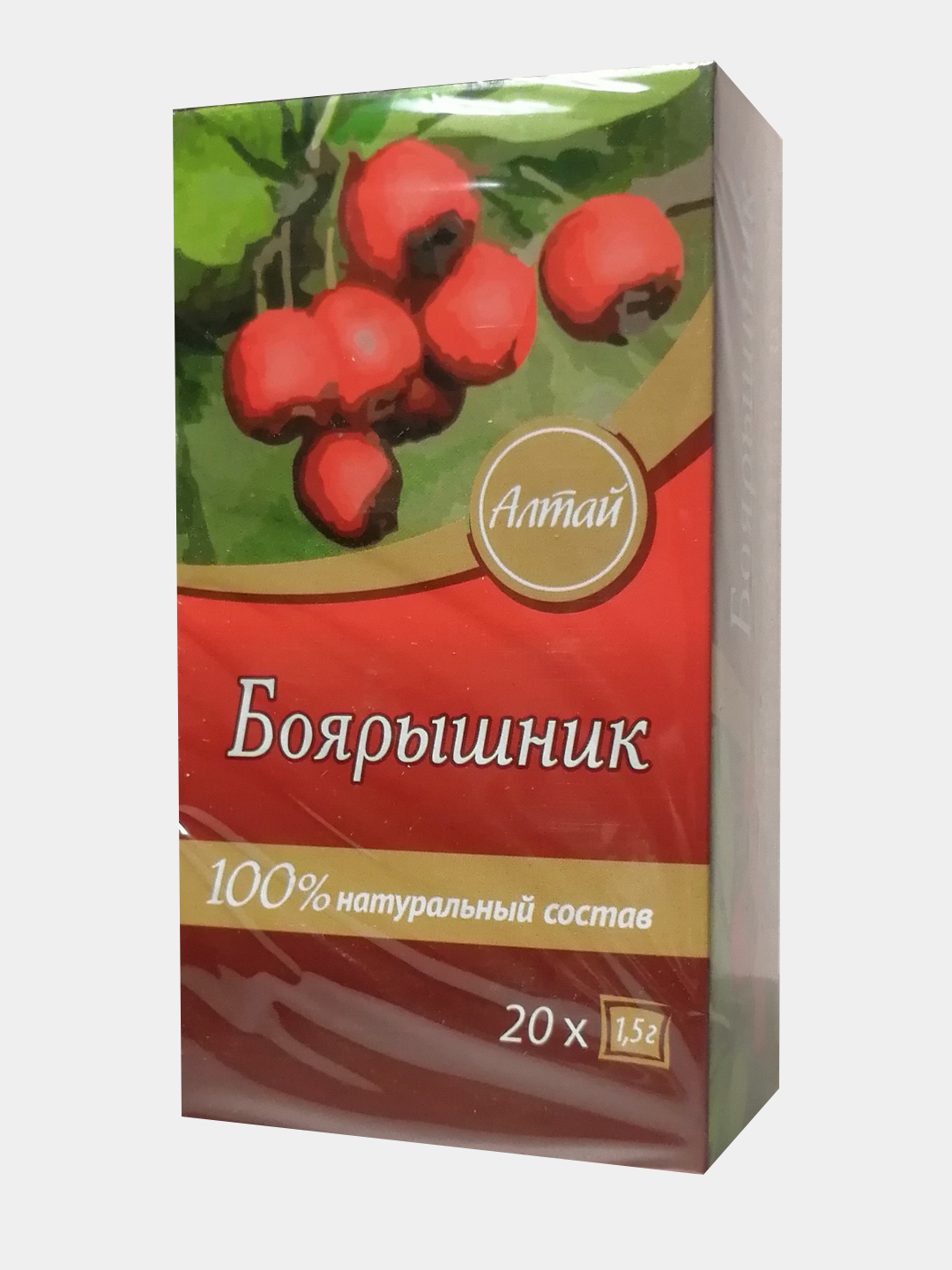 Боярышник кроваво-красный плоды, 20 фильтр-пакетов (фирма КИМА) (производство Алтай)