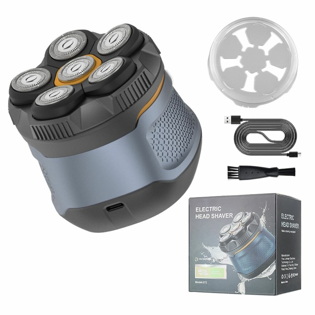 Электробритва для бритья головы, Синий