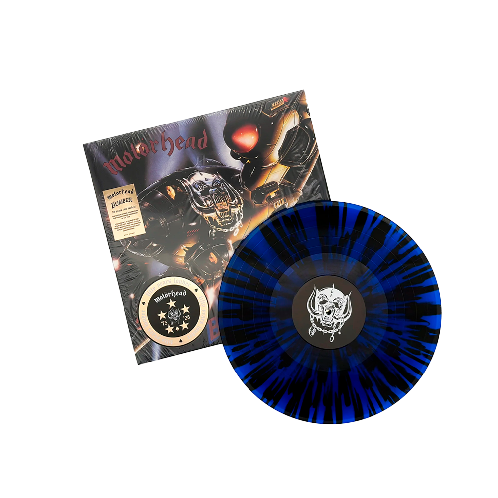 Motorhead – Bomber (Limited Blue and Black Splatter Vinyl)