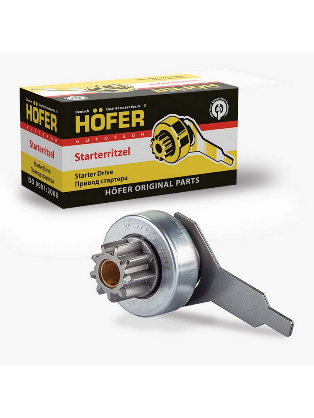 Бендикс стартера ДВС 402 редукторный HOFER HOFER hf677415
