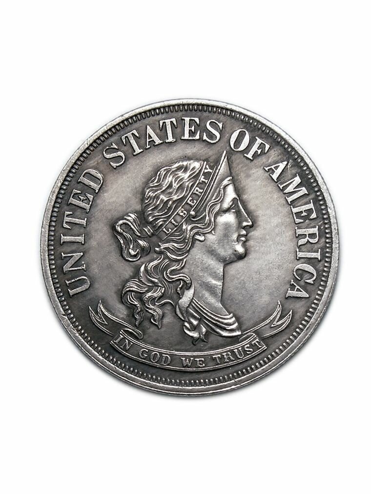 50 центов США 1869 пробная монета 1 сувенирная копия монеты, нумизматика, деньги для коллекции
