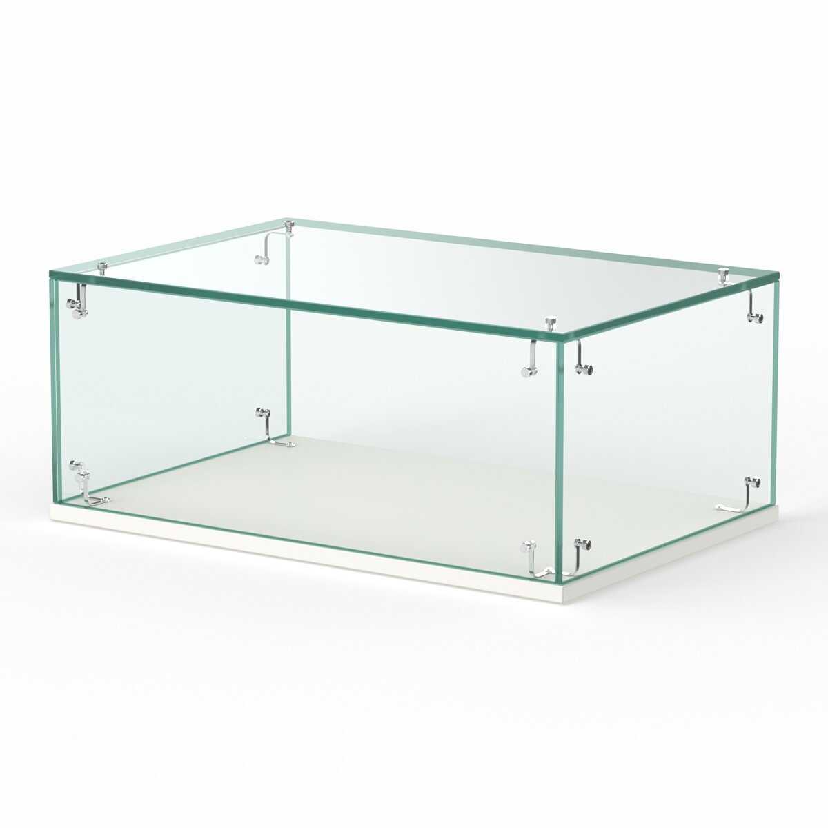 Витрина-купол "сладость" №7-П для выпечки настольная пдсп, Белый