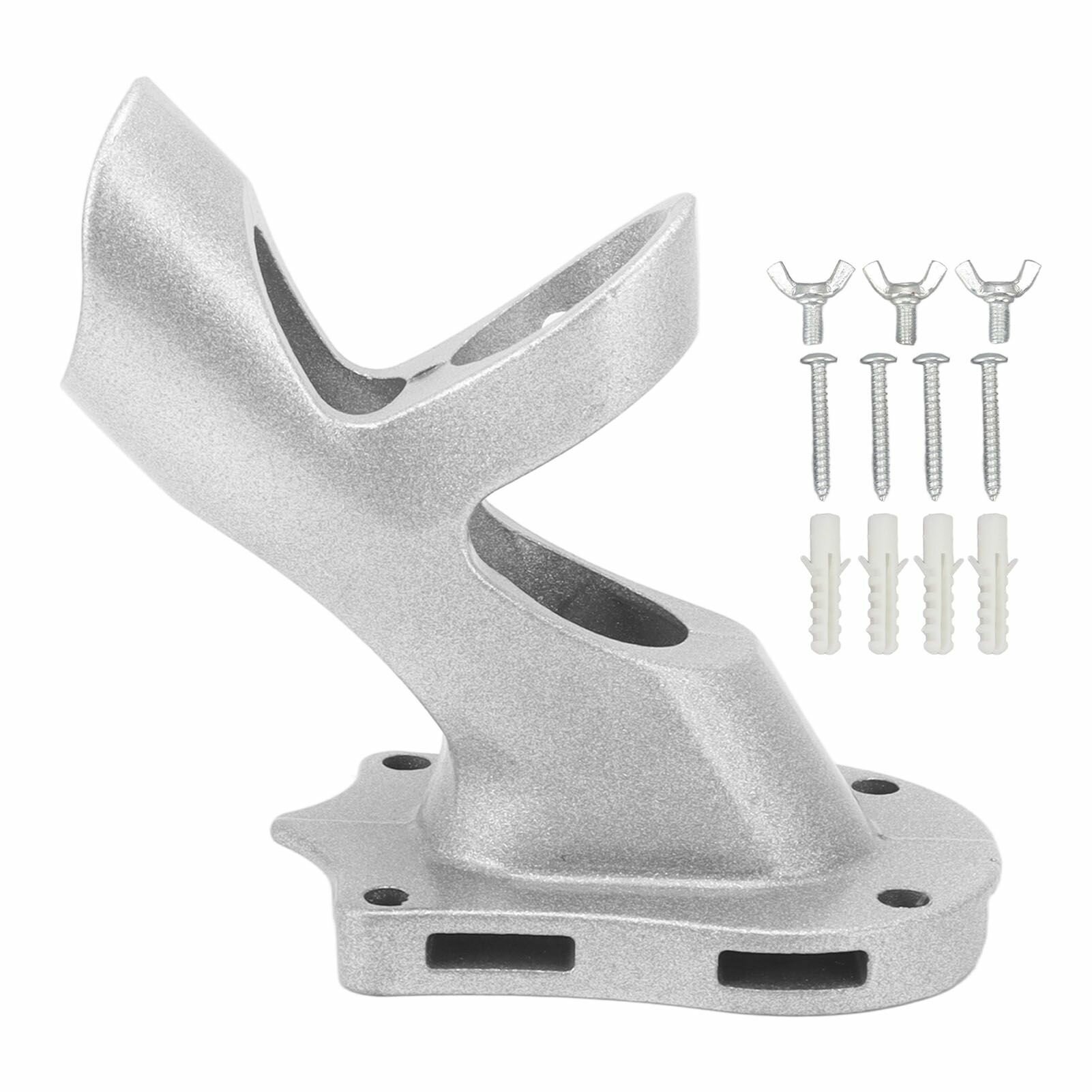 Кронштейн для флага, регулируемый 45 градусов, алюминиевый сплав, прочный, нержавеющий, с 3 отверстиями, кронштейн для держателя флагштока, серебристый