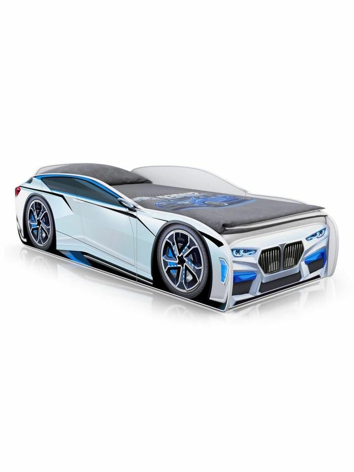 Кровать-машина Romack Кидди Белый