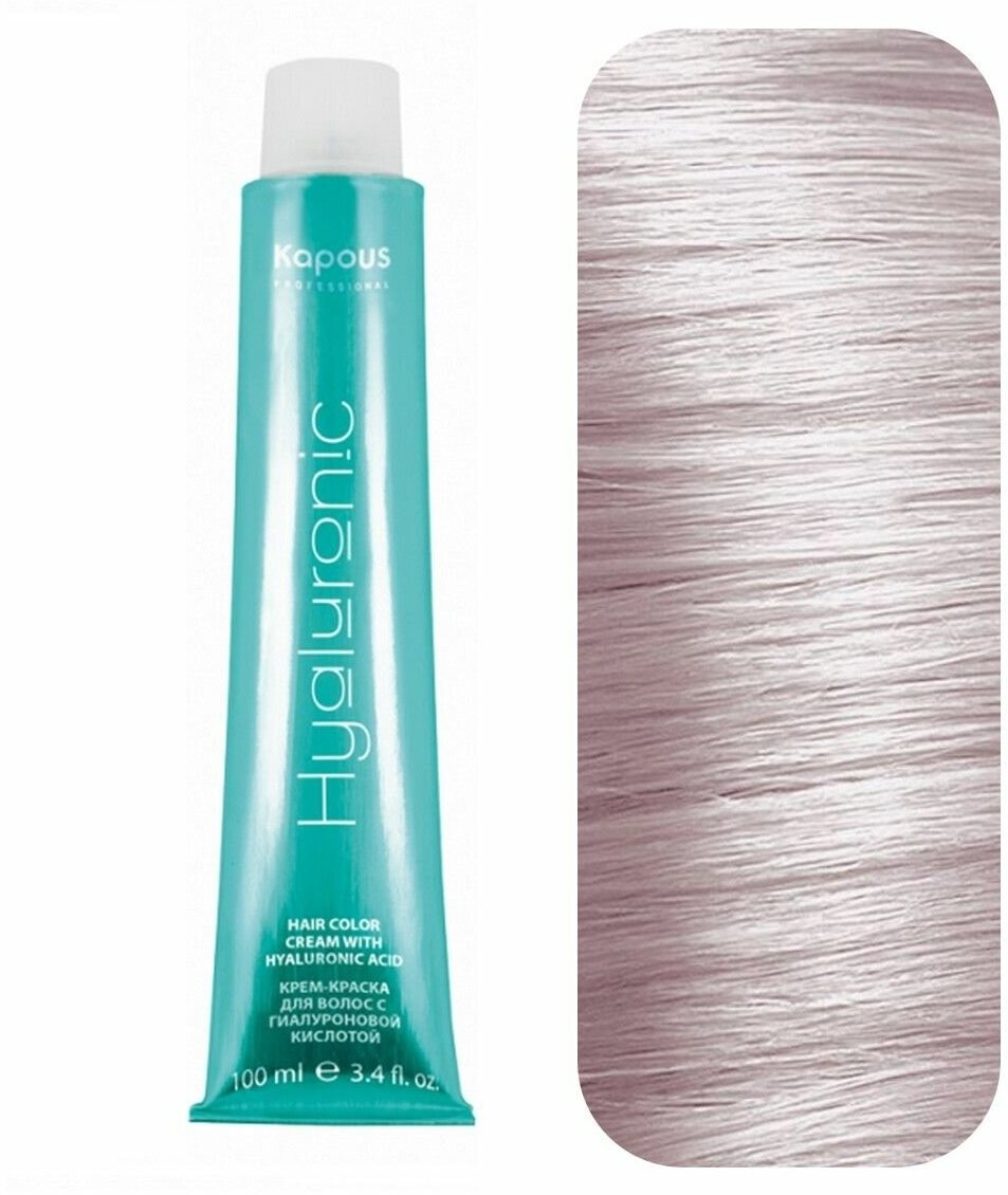 Крем-краска Kapous HY для волос 10.084 , платиновый блонд прозрачный брауни , 100 мл
