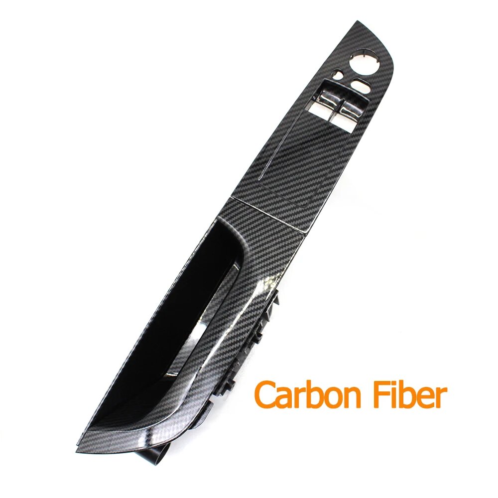 Подлокотник для внутренней левой двери водителя, панель переключателя окна, дверная ручка для BMW 3 серии M3 E92 COUPE 320i 330i 335i 2007-2014 Left Carbonfiber