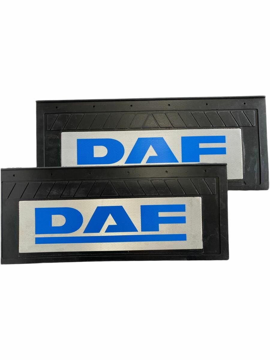 Брызговики DAF, задние светоотражающие, резина, 66 см x 27 см, 2 шт.