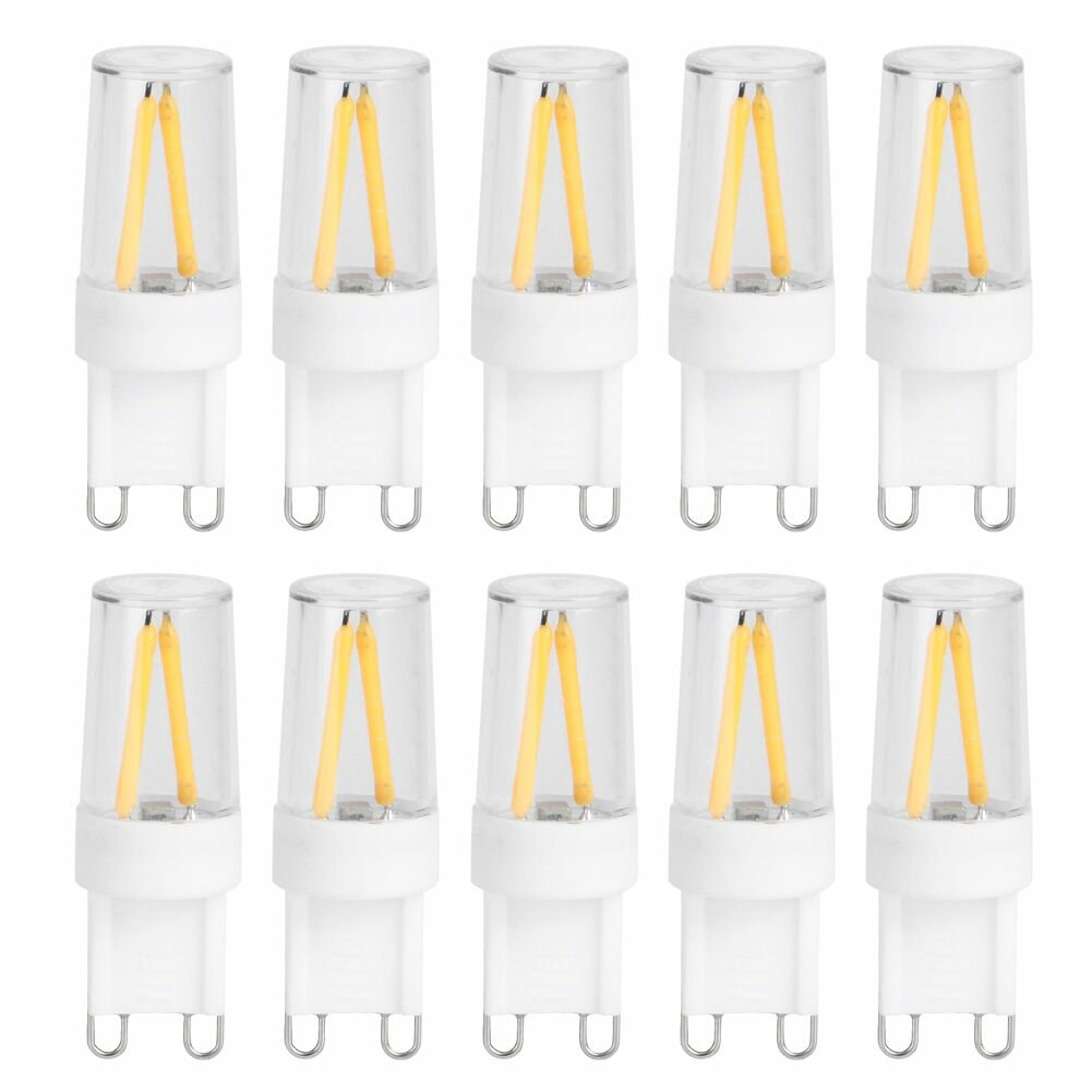 Маленький пузырь 1,5Вт теплый белый AC230V 10шт