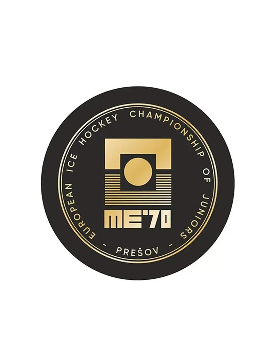 Шайба Чемпионат Европы среди юниоров 1970 PRESOV