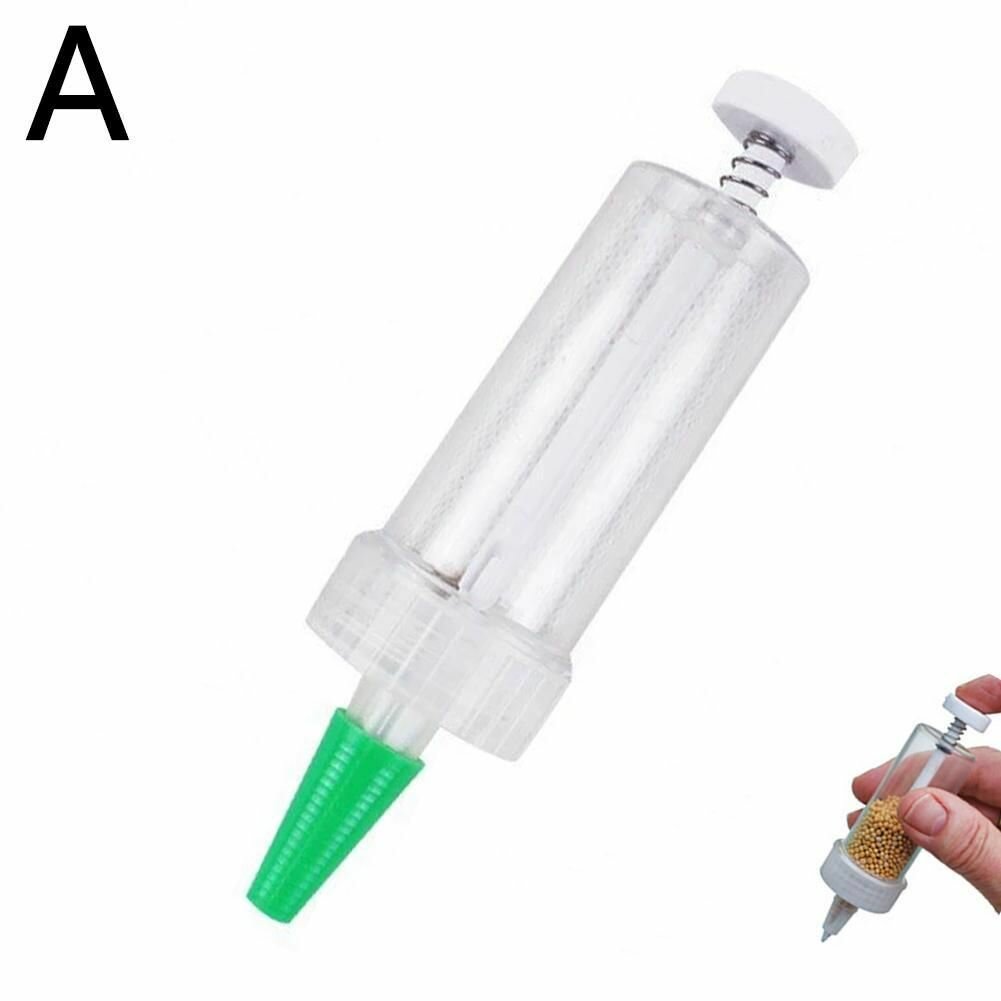 Дозатор-шприц для посева мелких семян, сеялка сажалка для семян