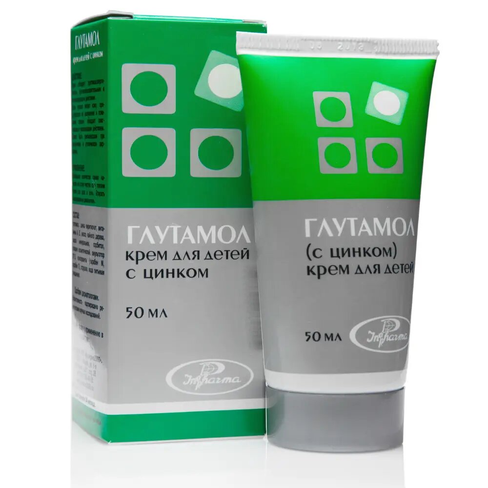 Глутамол крем с цинком детский 50 мл 1 шт