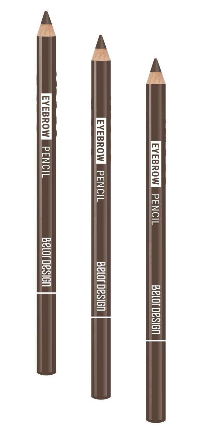 Карандаш для бровей BelorDesign "Party" тон 104 , 3 шт