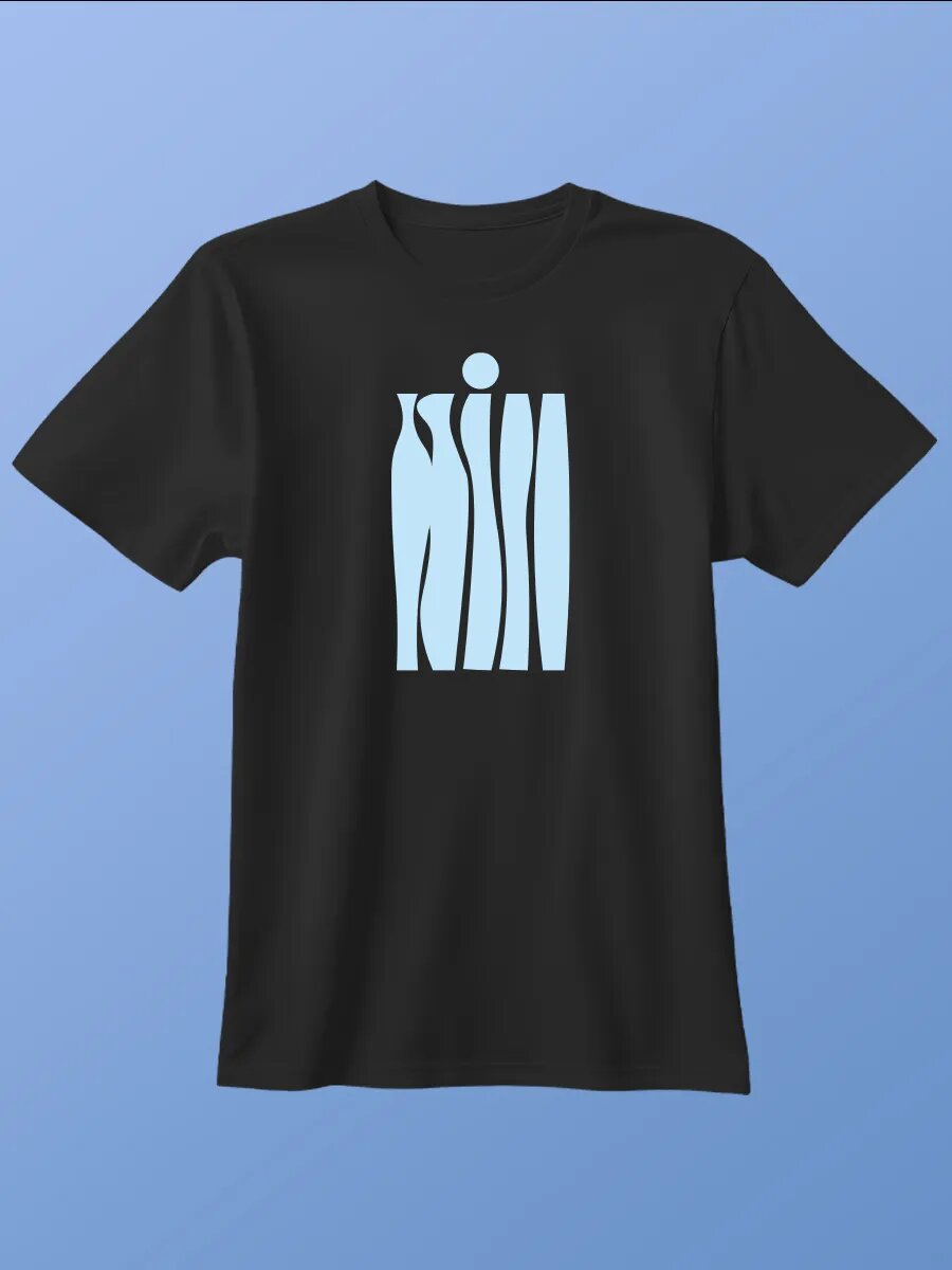 Футболка с абстракцией