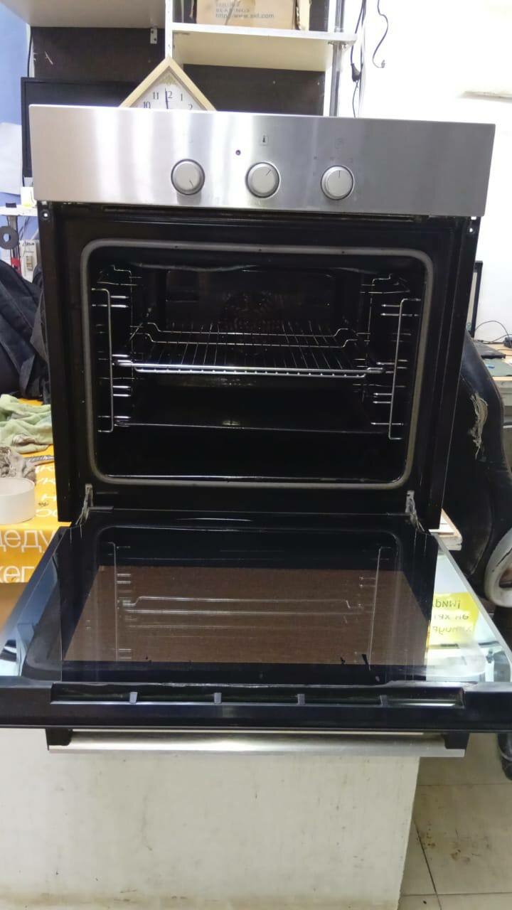 Духовой шкаф черный Hansa BOES68577, бу, гарантия 3 мес