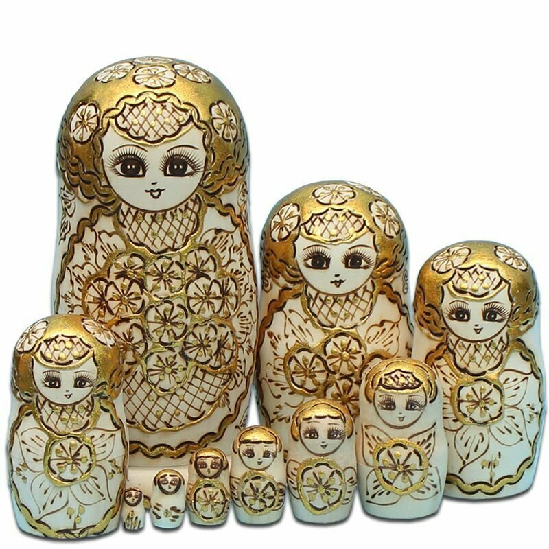 Матрешка Деревянная 10 Штук