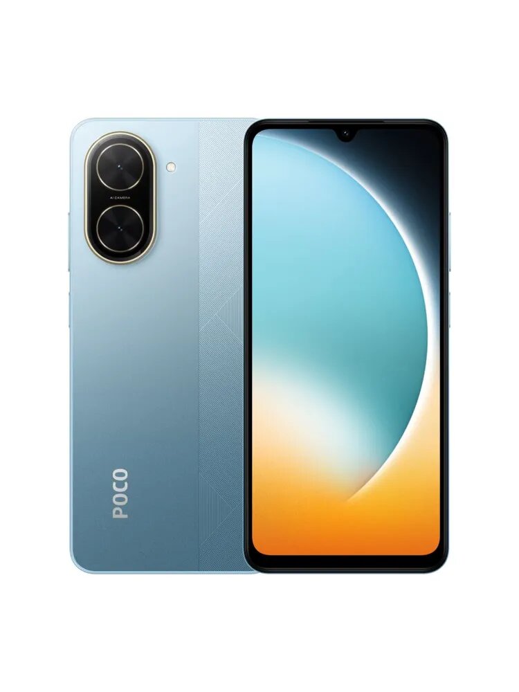 Смартфон (сотовый телефон) Xiaomi POCO C71 3/64 Blue (синий)