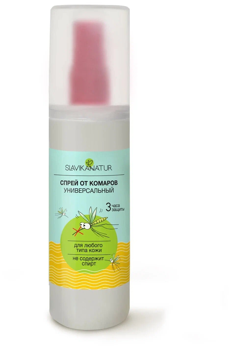 Средство от комаров Slavika Natur, универсальное, спрей, 50 мл
