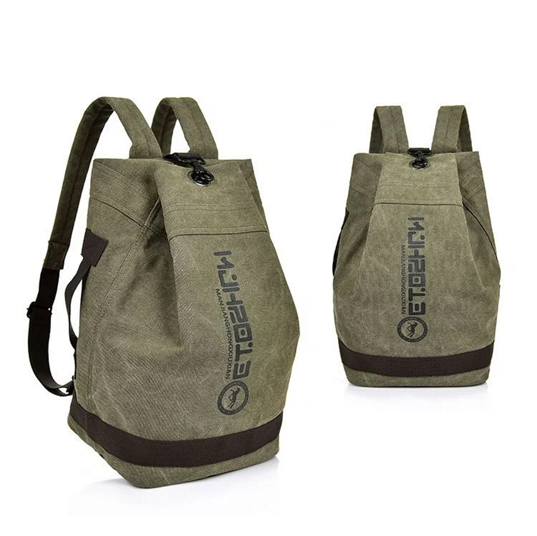 Мешок-рюкзак-торба-баул 30л. матерчатый синий спортивный с боковой ручкой брезентовый