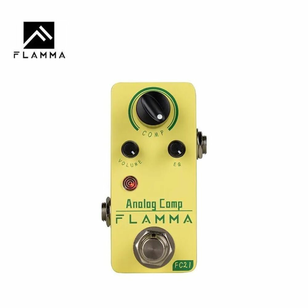 FLAMMA FC21 Педаль компрессора Педаль эффектов для электрогитары Классический оптический эффект компрессии True Bypass