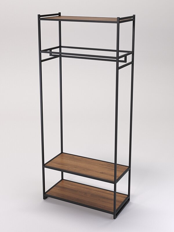 Стеллаж "Стронг" №146 в стиле лофт, Орех. Производитель товара - компания Westcom.