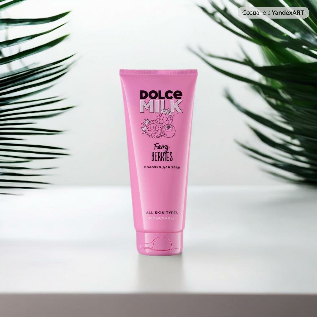 Молочко для тела Dolce Milk "Ягодный бум", для всех типов, 200мл