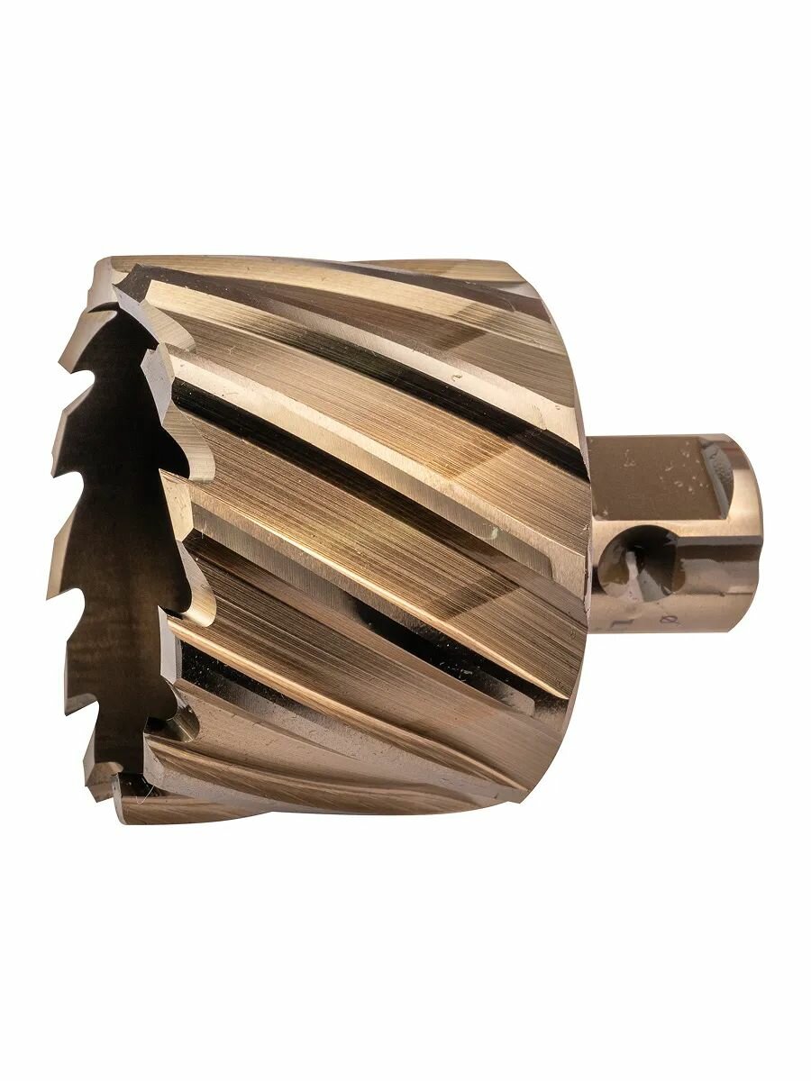 Сверло корончатое по металлу 48х30 мм из быстрорежущей стали HSS, Weldon 19 / Nitto. Кольцевая фреза по металлу LENZ