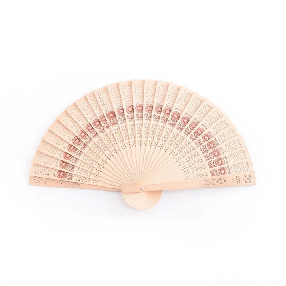 Деревянный складной веер Style 2