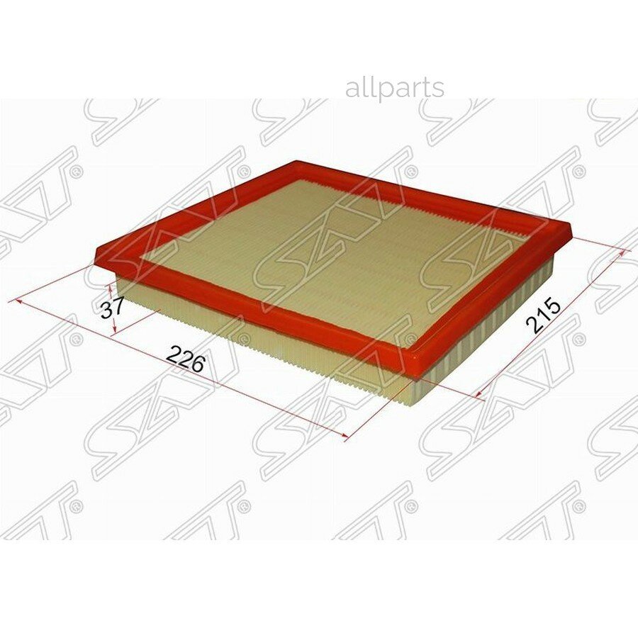 SAT ST-17801-31141 Фильтр воздушный Lexus RX 08-15 / Toyota Highlander 10-17