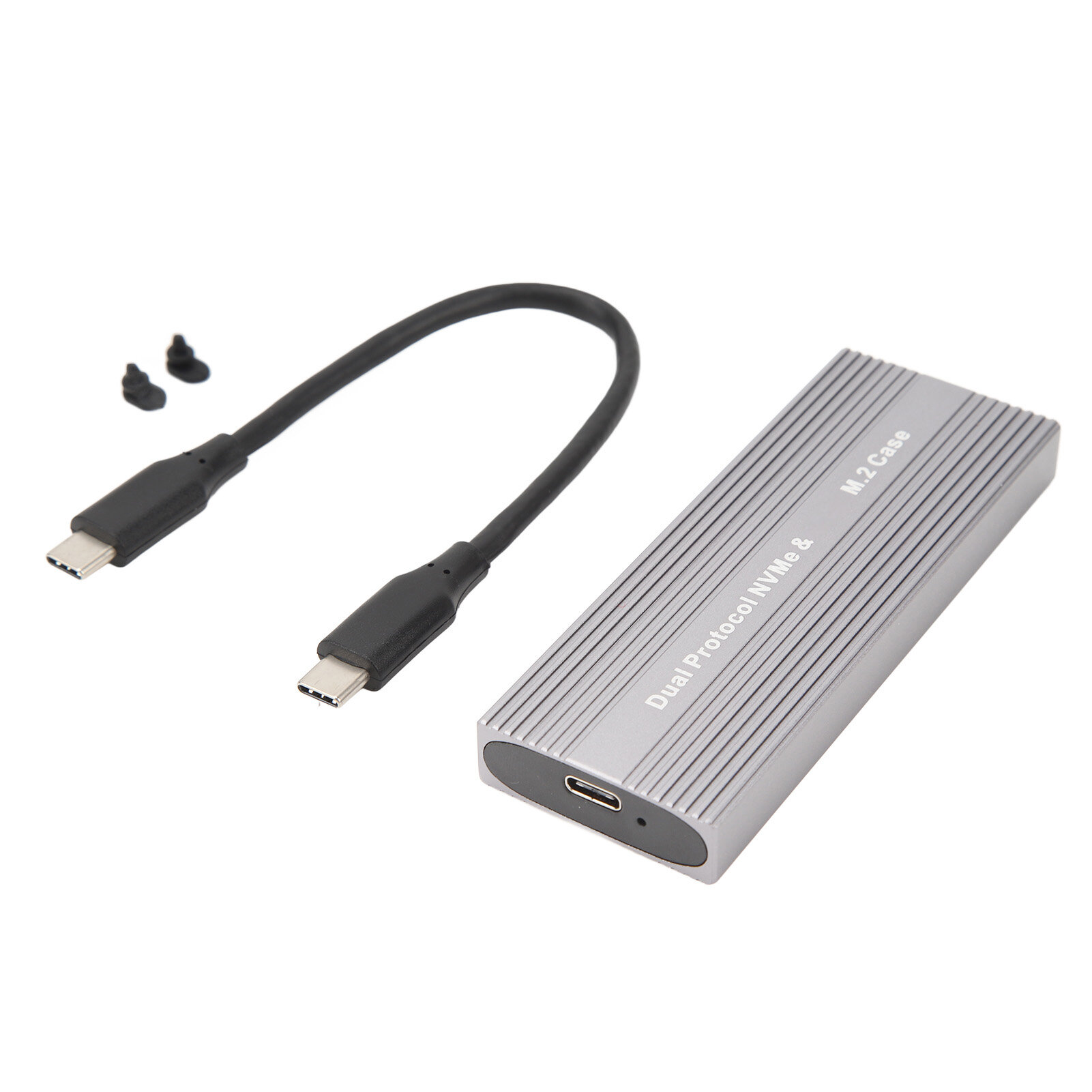 Внешний корпус для m . 2 nvme pcie ngff sata ssd с портом type c 10 гбит поддержкой uasp без инструментов накопителей 2230 2242 кабель не входит