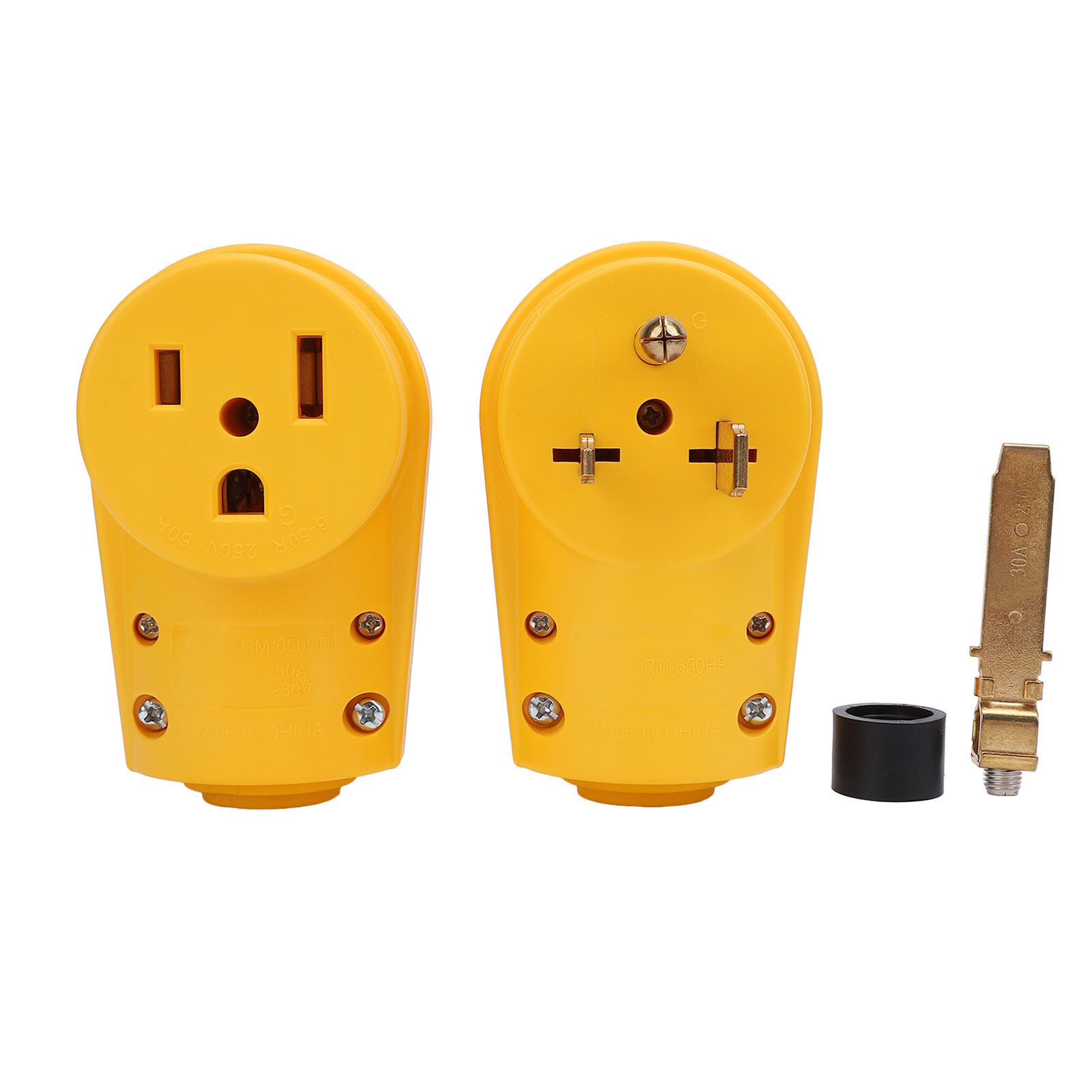 Вилка 6-50P, розетка 6-50R, 50A, 3 контакта, 12500 Вт, универсальный комплект вилок для сварочного аппарата NEMA, легко отключается.