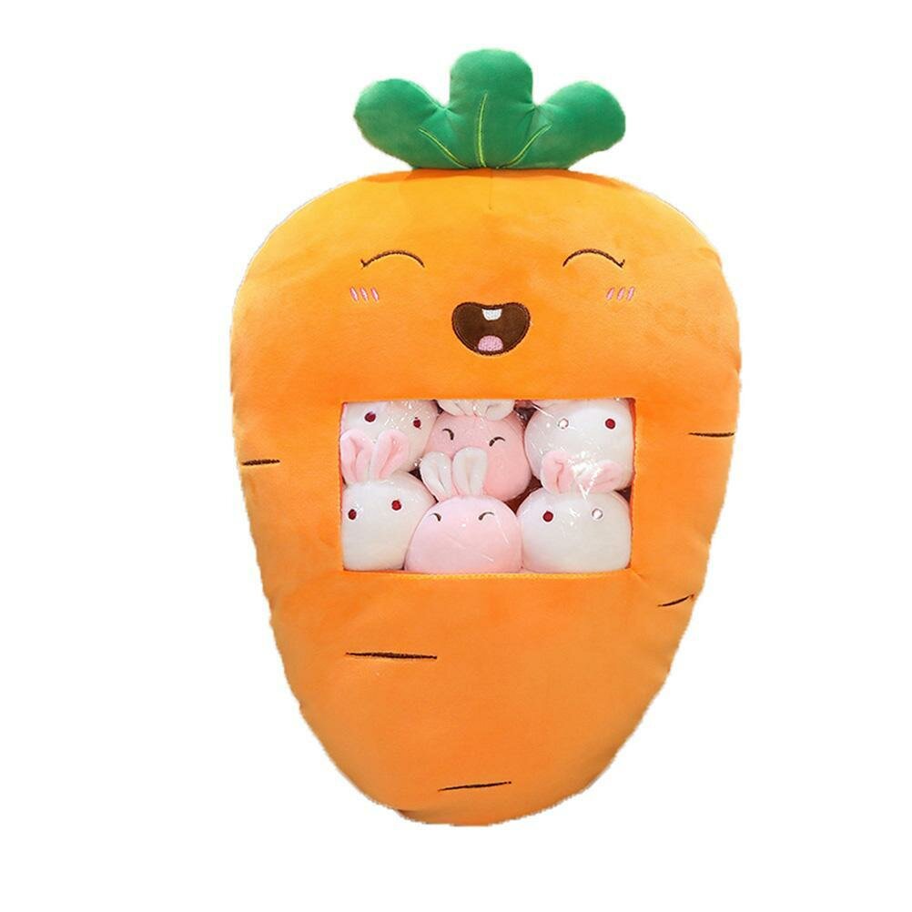 Симпатичная подушка фруктовая фруктовая овощная игрушка съемная клубничная банановая банано