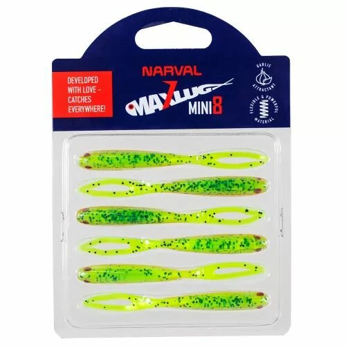 Силиконовая приманка Narval Maxlug Mini 8см. #015 6шт.