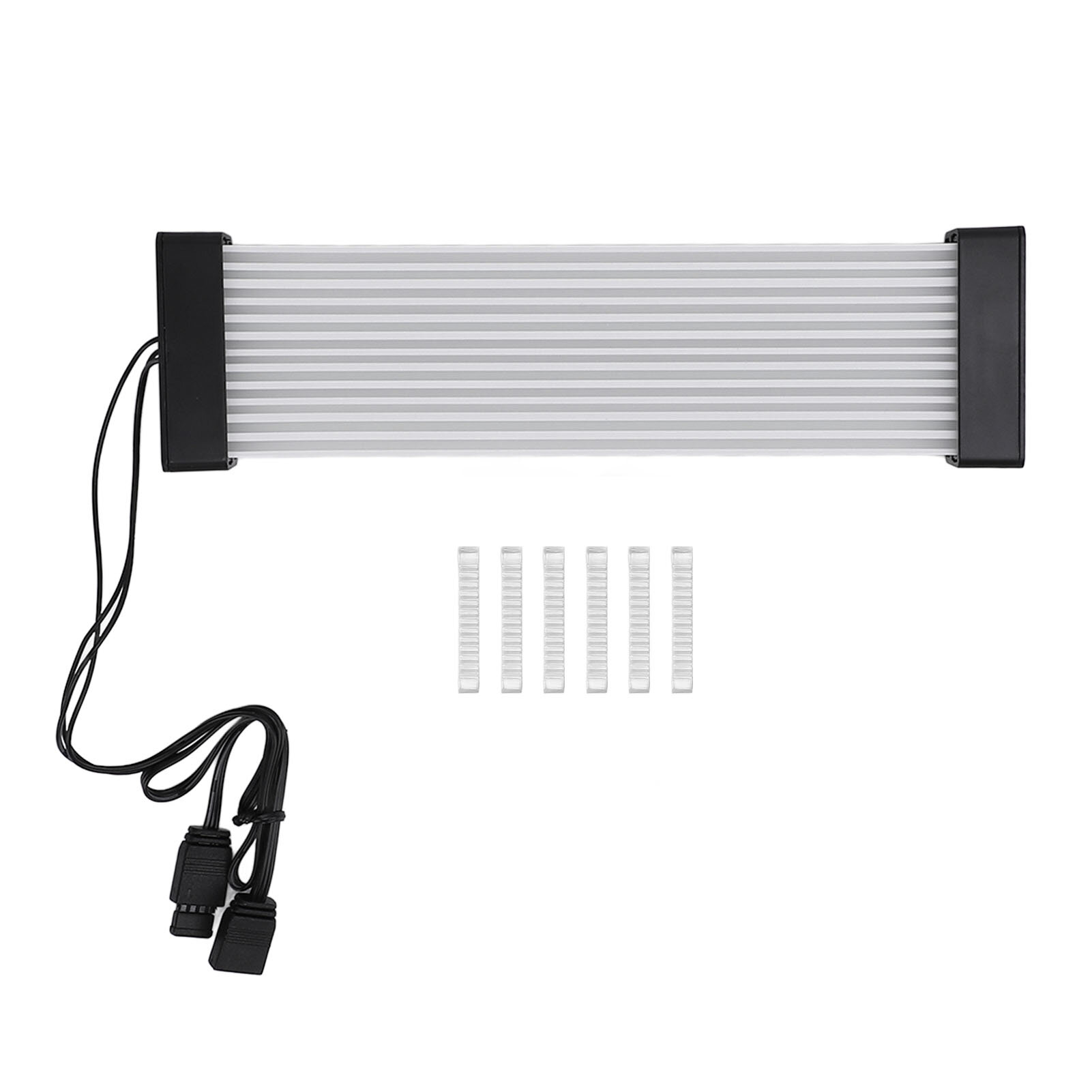 24 -контактный на 24 -контактный набор для удлинителя кабеля для писателя 205 мм силиконовый 5V Argb Sync PC Case Decor Motherboard Cable с проволочными расческами Черная головка