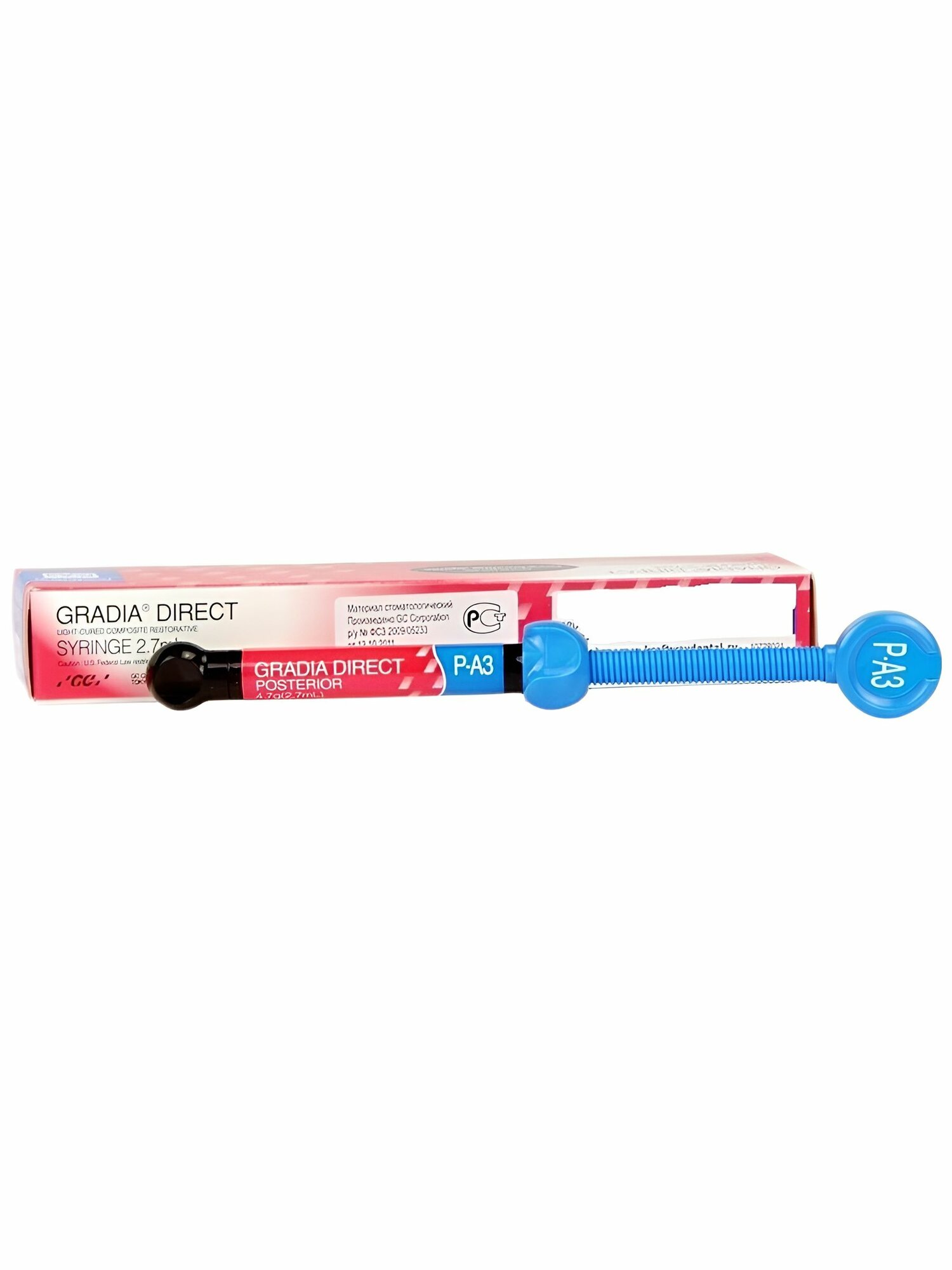 Стоматологический материал Gradia Direct (Syringe) POSTERIOR P-A 4,7 г светоотверждаемый реставрационный гибридный композит
