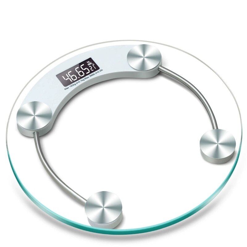 Электронные весы для дома, прозрачные, миниатюрные, стильный дизайн，Перезаряжаемый