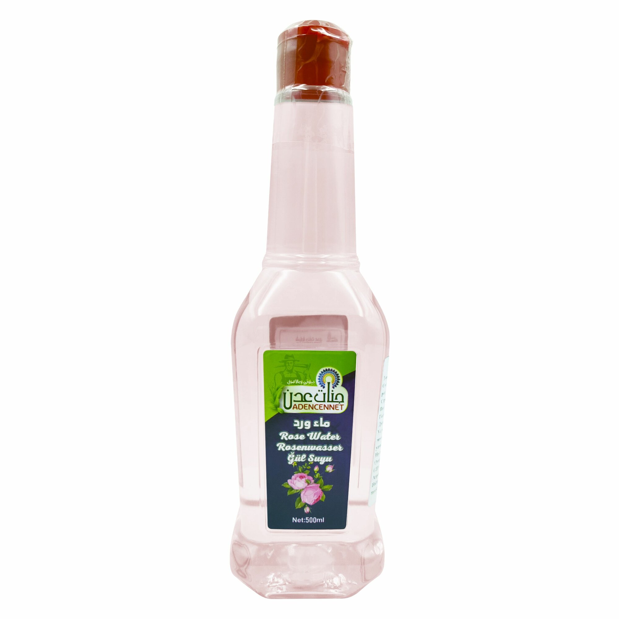 Розовая вода пищевая для ароматизации блюд и напитков, "Adencennet", Gul Suyu, 500мл. Турция