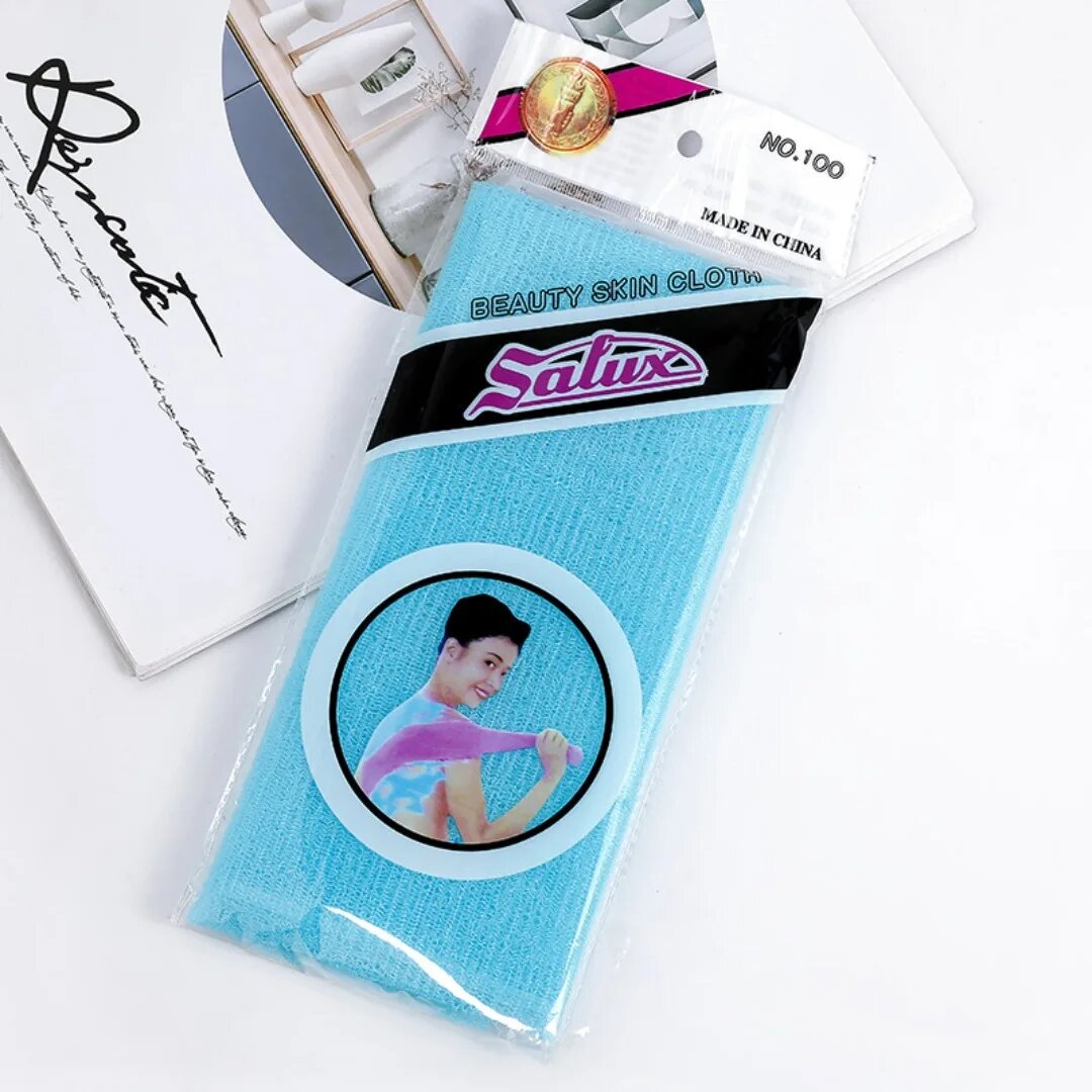 Синяя мочалка для тела Salux Beauty Skin Cloth No.100